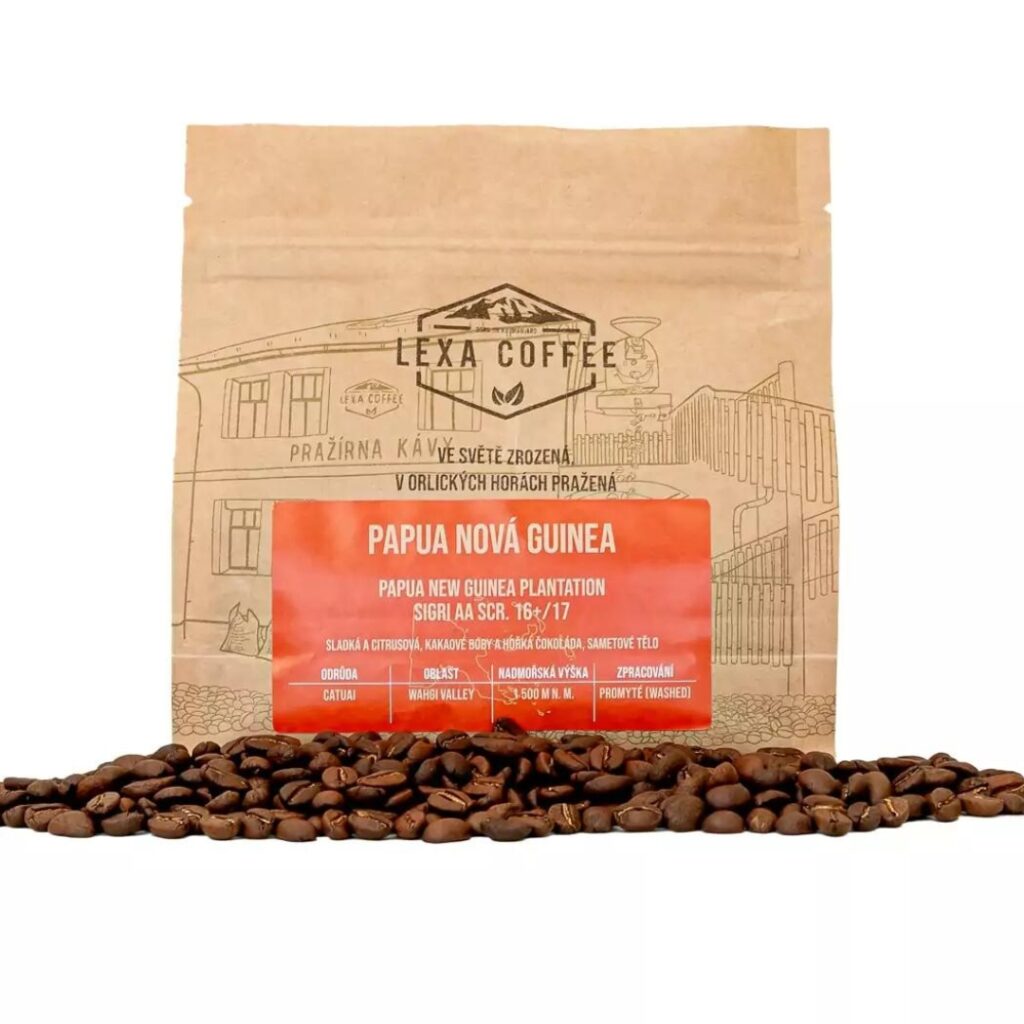 Zrnková káva Papua Nová Guinea - Lexa coffee